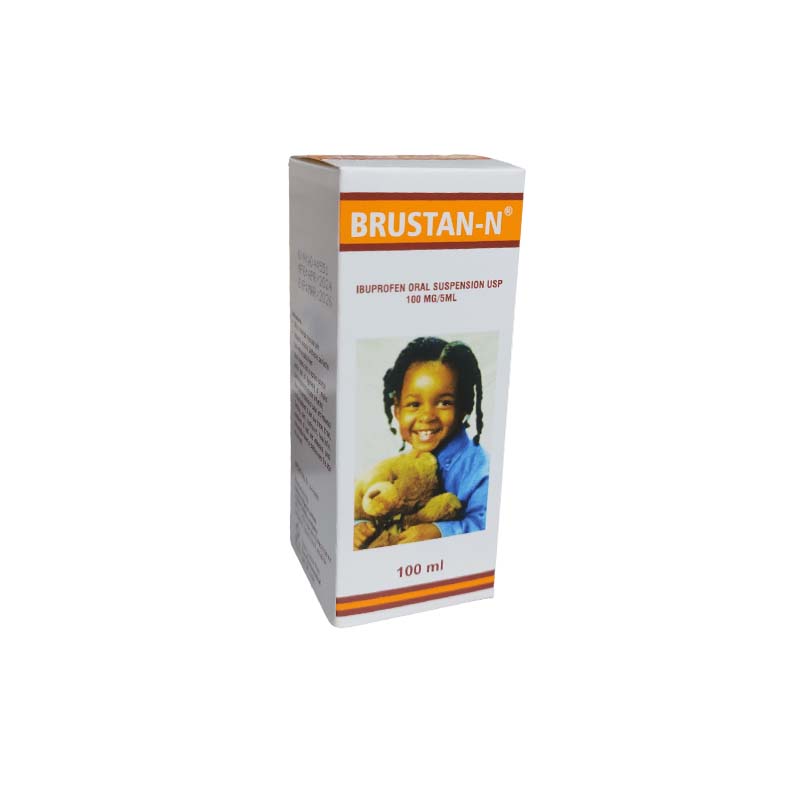 Brustan-N Ibuprofen Oral Suspension 100Ml – Crux Pharmacy