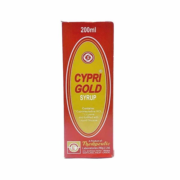 Cypri Gold Syrup X100Ml – Crux Pharmacy