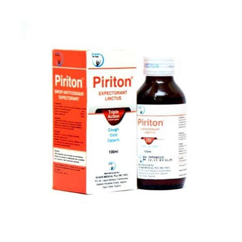 Evans Piriton Syrup X60Ml – Crux Pharmacy