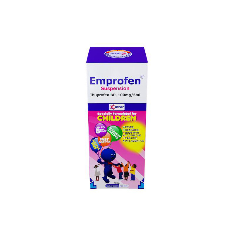 Emprofen Suspension X100Ml – Crux Pharmacy