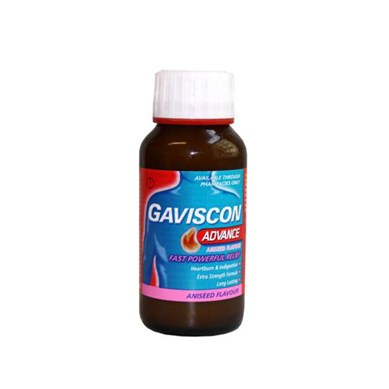 Gaviscon Advance Aniseed Flavour Oral Suspension 150Ml – Crux Pharmacy