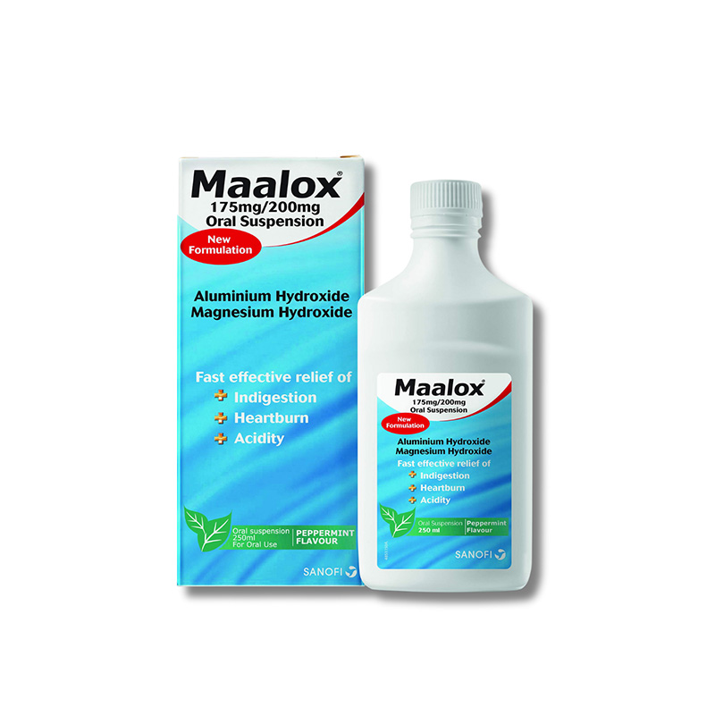 Maalox 175Mg/200Mg Oral Suspension X200Ml – Crux Pharmacy