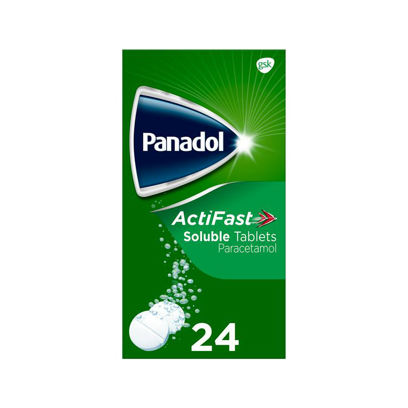 Panadol Actifast Soluble Tablets X24 – Crux Pharmacy