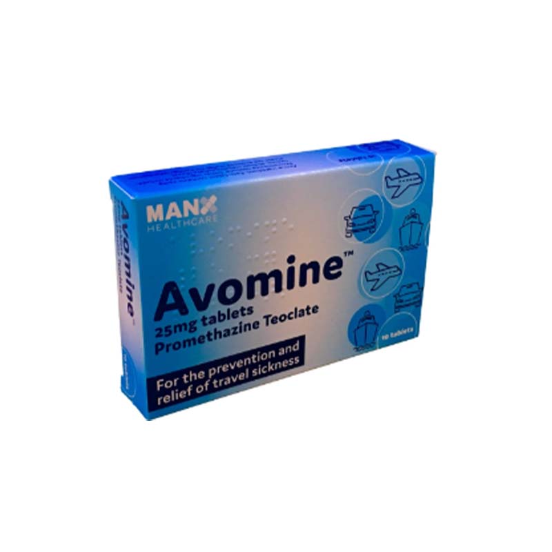 AVOMINE 25MG TABLETS X10 – Crux Pharmacy