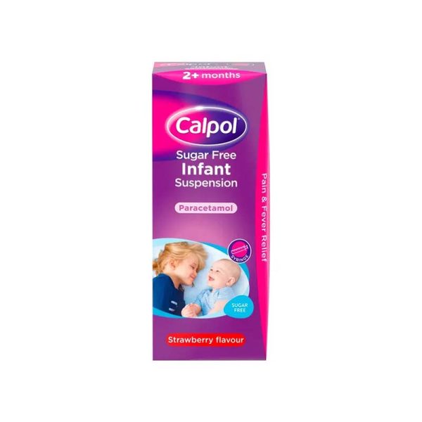 Calpol Infant Suspension 200Ml (Strawberry Flavor) Sugar Free – Crux ...