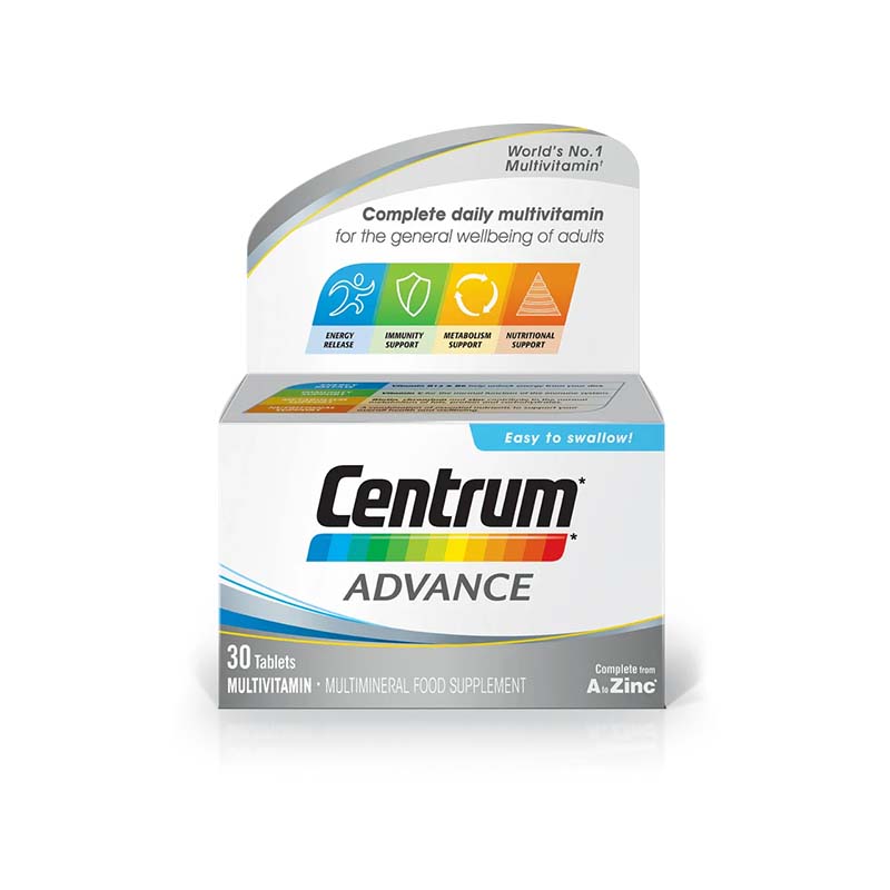 CENTRUM ADVANCE TABLETS X30 – Crux Pharmacy