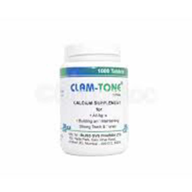 Clam-Tone 100 Tablets – Crux Pharmacy