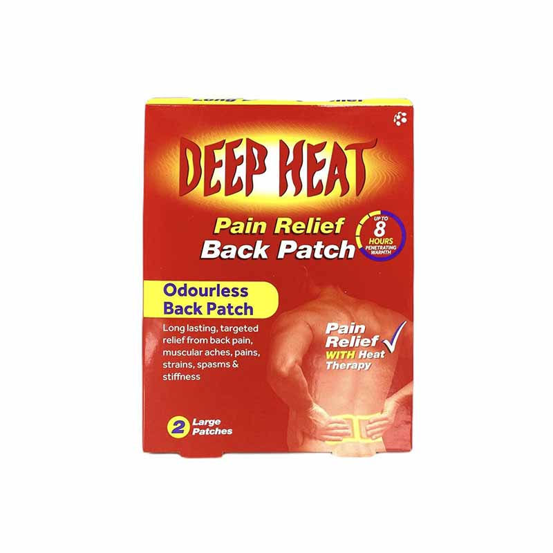Deep Heat Back Patch X2 – Crux Pharmacy