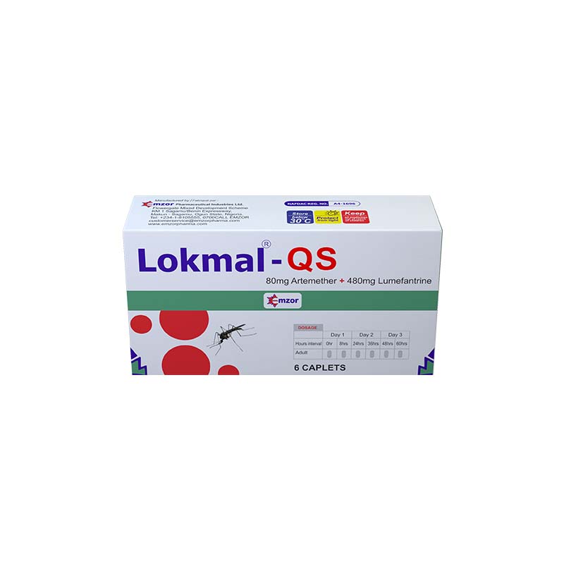LOKMAL- QS 80/480MG TABLETS X 6 – Crux Pharmacy