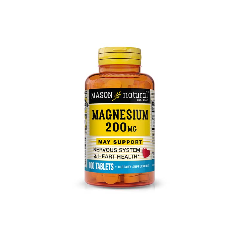 Magnesium 200Mg Tablets X100 (Mason) – Crux Pharmacy