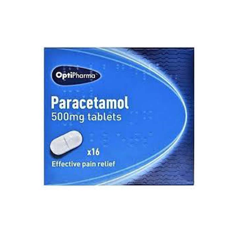 Paracetamol 500Mg Tablets X16 (Optipharma) – Crux Pharmacy
