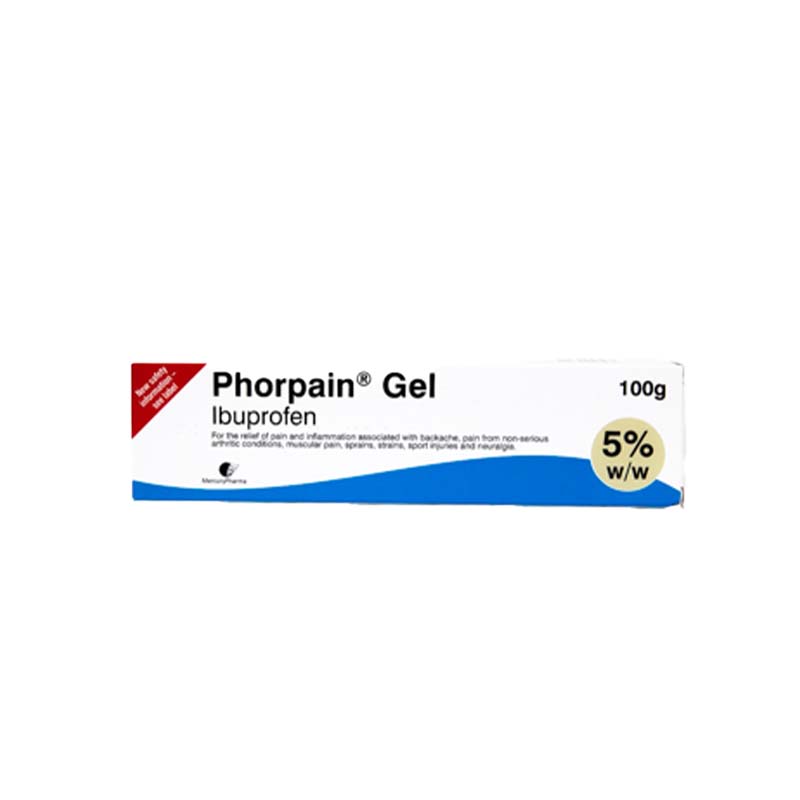 Phorpain Ibuprofen 5% Gel 100G – Crux Pharmacy