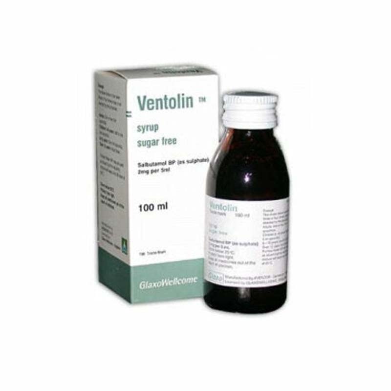 Ventolin Syrup Sugar Free 100Ml – Crux Pharmacy